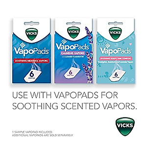 Vicks Embrace Cool Mist Top Fill Humidifier  (VUL900), White – Cool Mist Humidifier Top Fill for Bedroom or Office