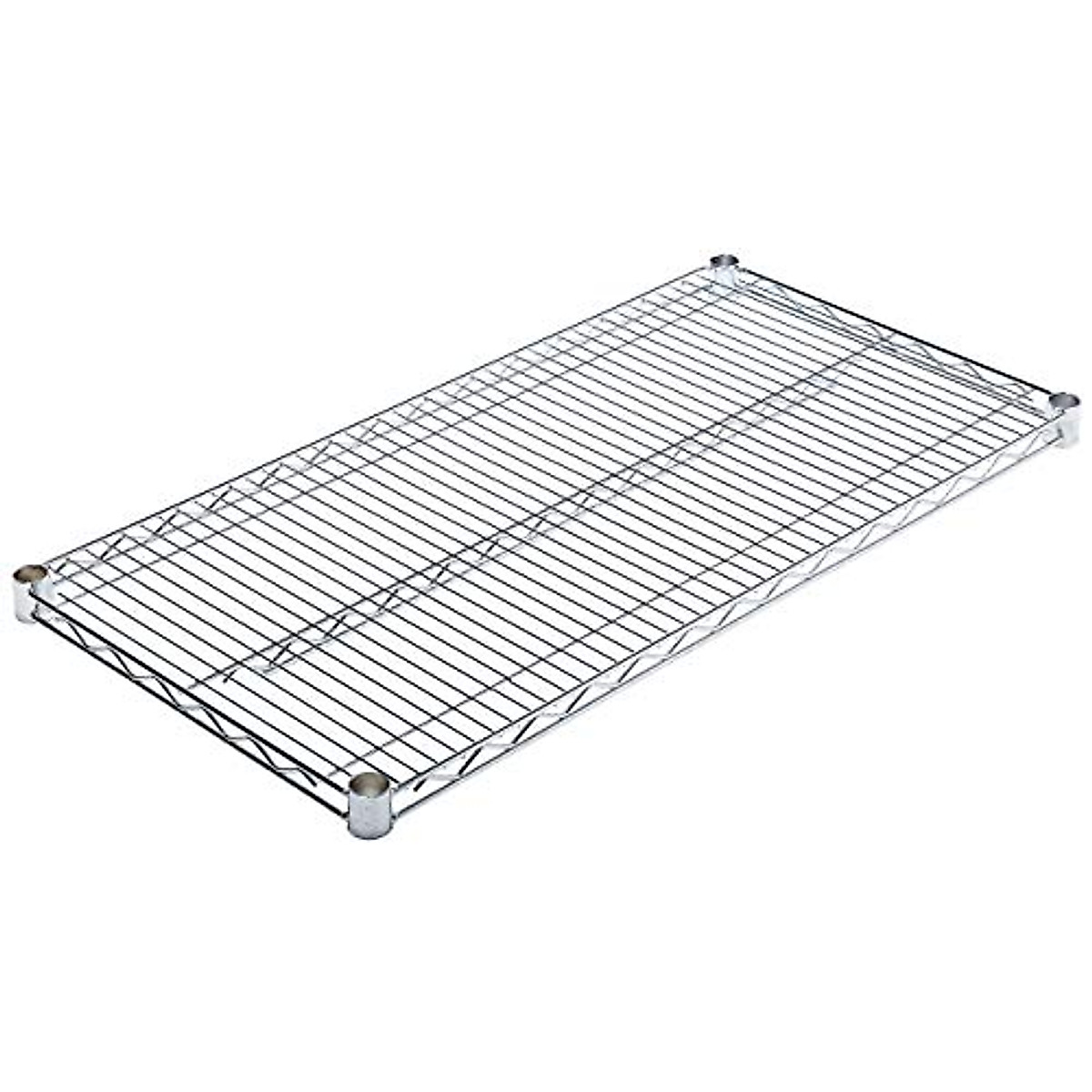 Winco 18" x 36" Wire Utility Shelf for Restaurants and Storage, Chrome