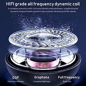 SEYOO Earbuds Mini in-Ear Earphones with 350Mah Charging Case, Touch Control, IPX5 Waterproof Headphones Headset with LED Display Built-in Mic for SportsWorkout, Urban Gray