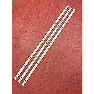 LED Strip(3) Compatible with 40FD5406 Toshiba L40F3301B 40A730U 40l2600 TCL 40DS500 F40S5916 TOT_40D2900_3x8_3030C L40E5800A L40F330