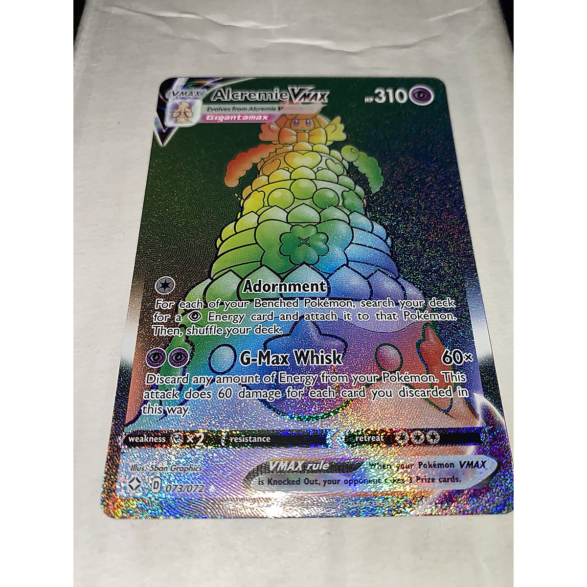 Alcremie VMAX - 073/072 - Secret Rainbow Rare - Shining Fates