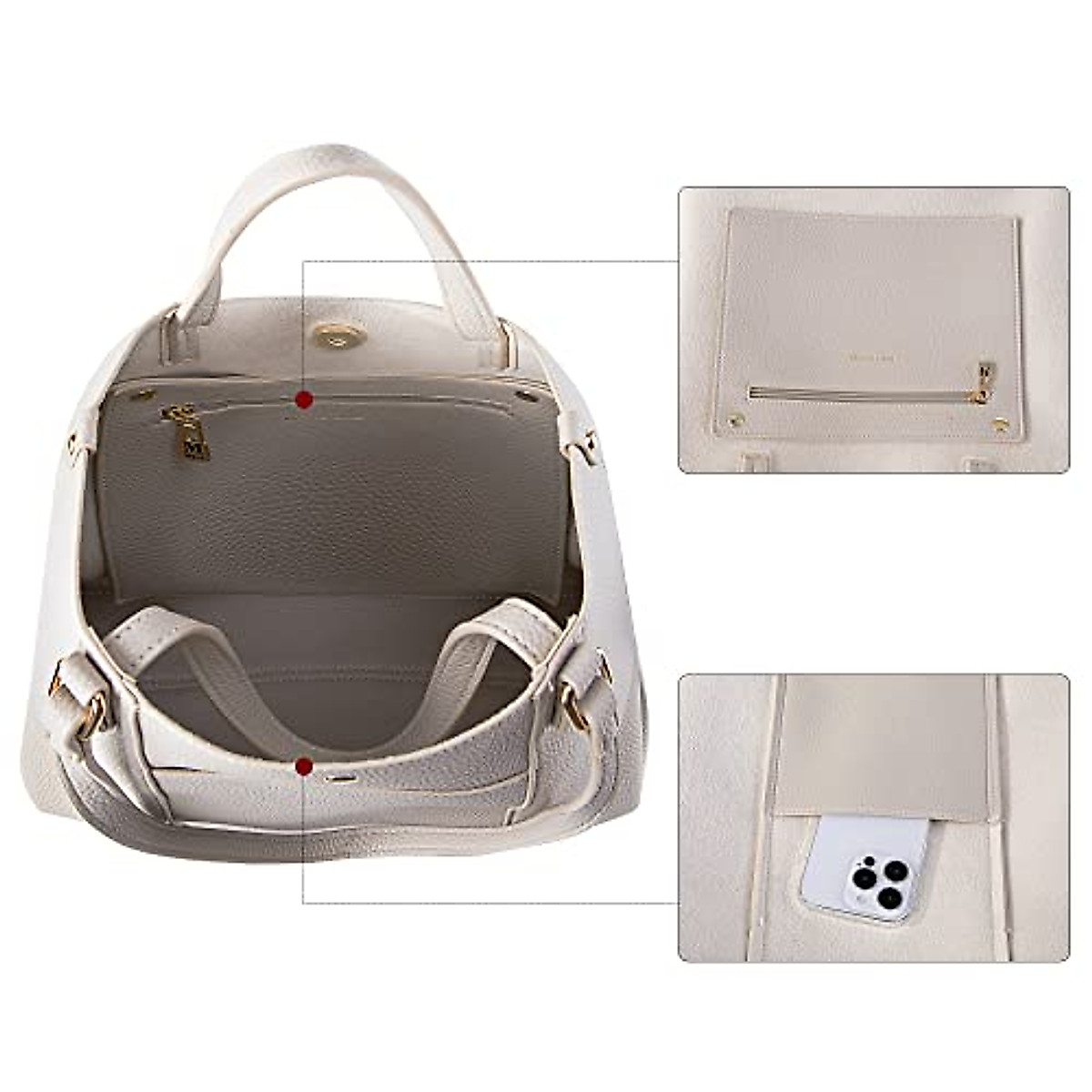 Montana West Tote Bag for Women Purses and Handbags Top Handle Satchel Purse Large Shoulder Handbag MWC-C021BG