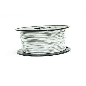 M22759/16-18 Mil-Spec Tefzel Hi-Temp Stranded Wire 18AWG Gauge (50FT, White)