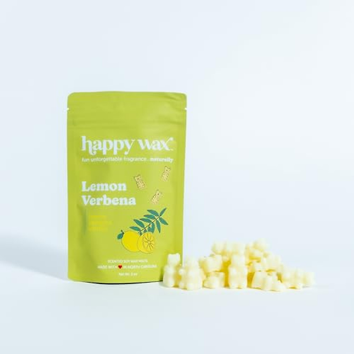 Happy Wax Marble Signature Warmer and Wax Melts Kit (Fresh)