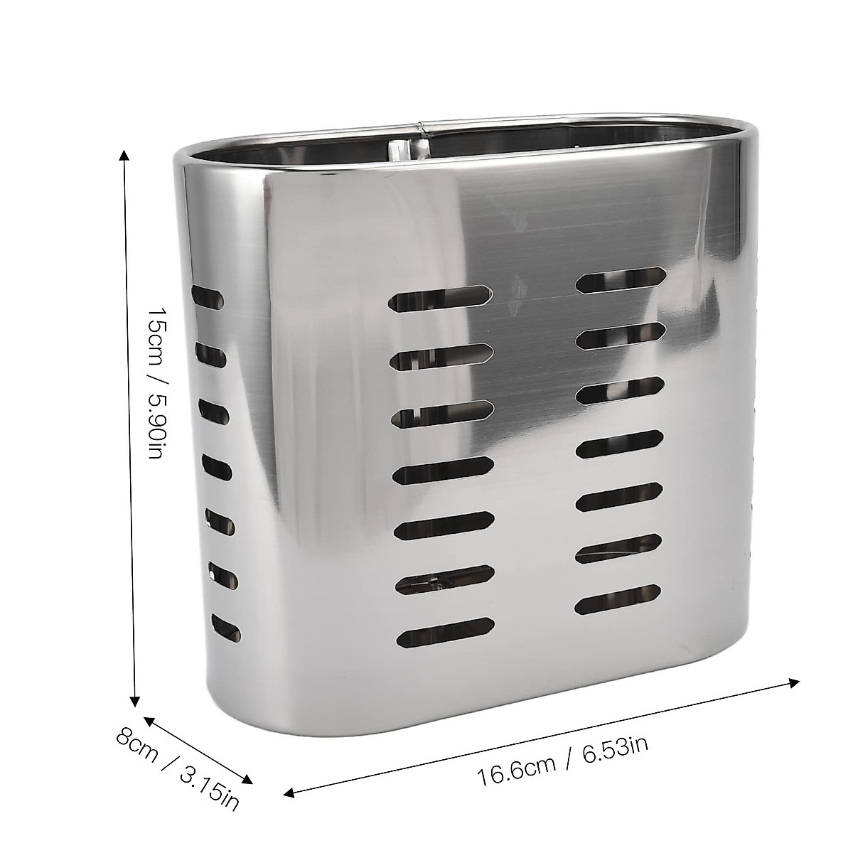 Fdit Household Wall Mount Utensil Drying Racks,Cooking Utensil Holder Flatware Hanging Organizer Drying Racks with Hollow Design for Spoons Knives Forks Chopsticks