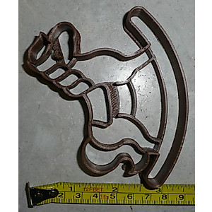 YNGLLC Horse-Shaped Cookie Cutter, Baby Shower Theme, Brown, Made in USA, 1 Piece