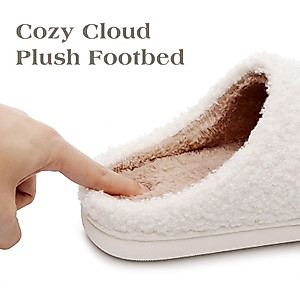 Menore Meet Me At Midnight Slippers for Womens Mens Soft Warm Fuzzy House Slides Memory Foam Lightweight Slip-on Slippers Indoor Outdoor