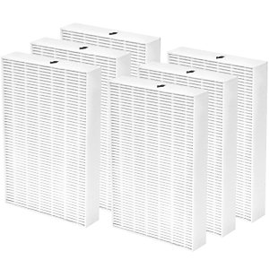 HPA300 HEPA Filter R for Honeywell Air Purifier Filter Replacement HPA200, HPA100, HPA090, HPA5300 Series Models, Fits for Honeywell Filter R, Replaces No. HRF-R1 HRF-R2 HRF-R3, 6 Pack