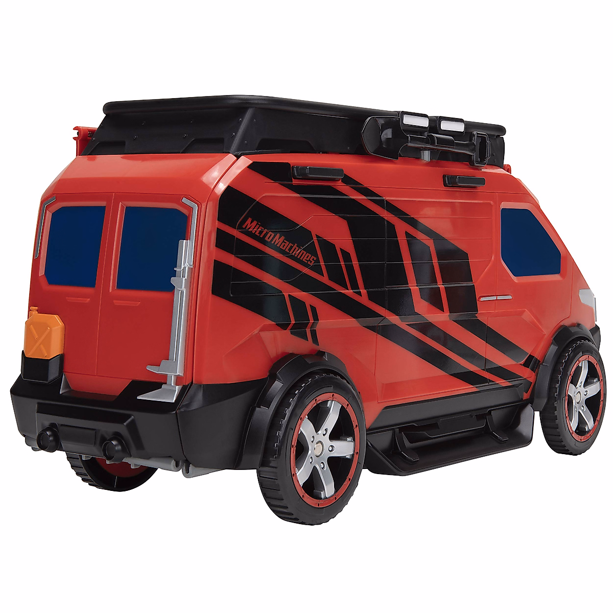 Micro Machines Super Van City Playset - Includes 12 MM Vehicles, Working Bridge, Construction Site, High Rise Building, Drag Strip, Ramps - Collect Them All