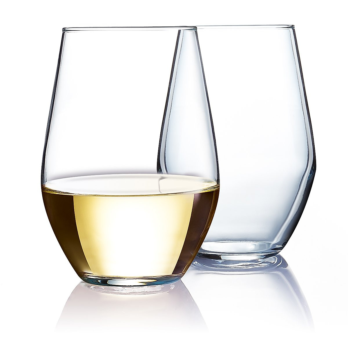 Luminarc Concerto Stemless Wine (Set of 4), 11.5 oz, Clear (N3282)