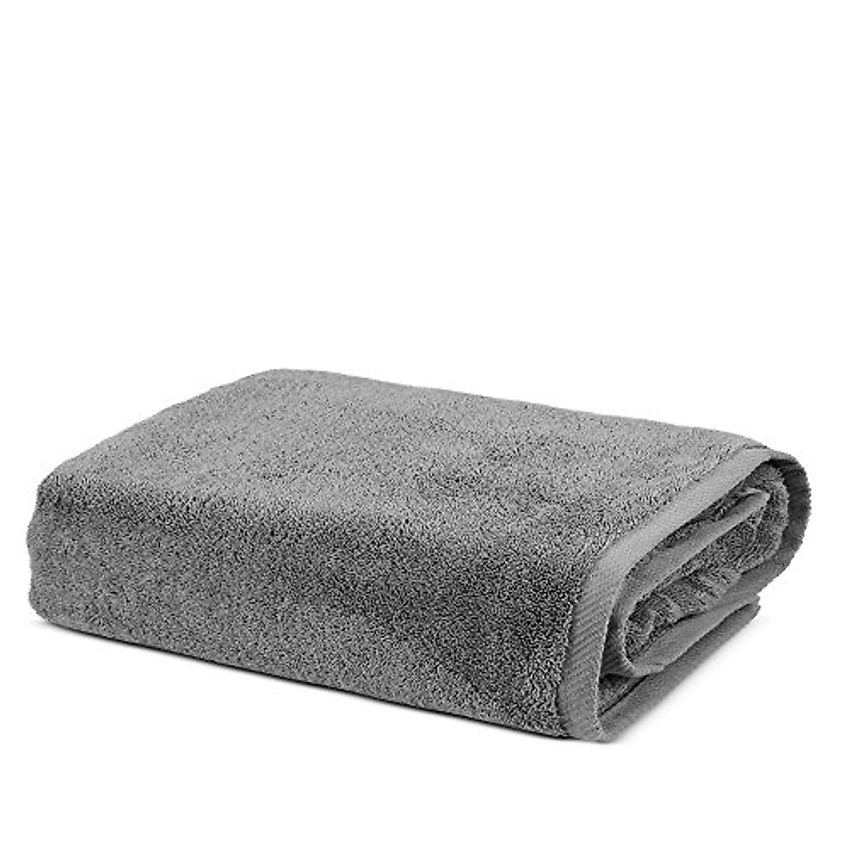 TURKUOISE TURKISH TOWEL % 100 Cotton Turkish Luxury and Super Soft Towels - 1 Piece 40 by 80 inches Oversized Bath Sheet (Gray)