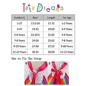 Tutu Dreams Reindeer Costume Girls Kids Flower Pink Tutu Dress with Antler Headband Halloween Birthday Christmas Jungle Party