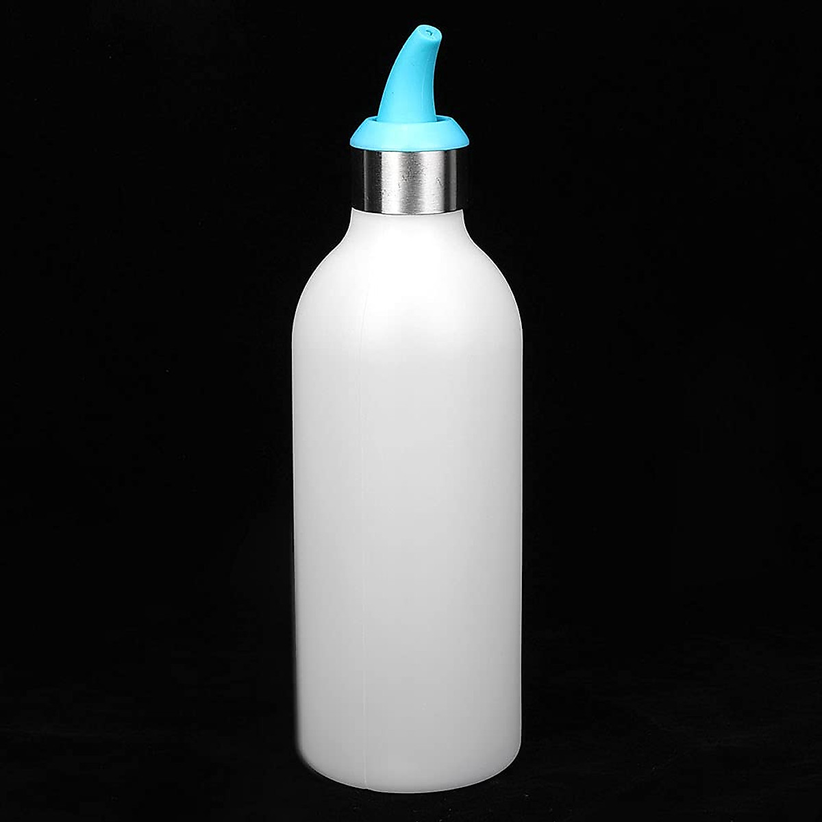 Squeeze Bottle, Empty Squeeze Bottles Leak Proof Refillable Condiment Container Squeeze Condiment Bottles for Kitchen Use Condiments Dressings (blue)