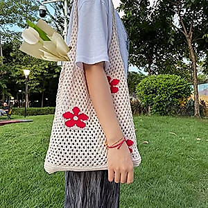 Fairycore Hobo Bag Fairy Grunge Aesthetic Hobo Bag Aesthetic Tote Bag Fairy Grunge Accessories for Women (Apricot)