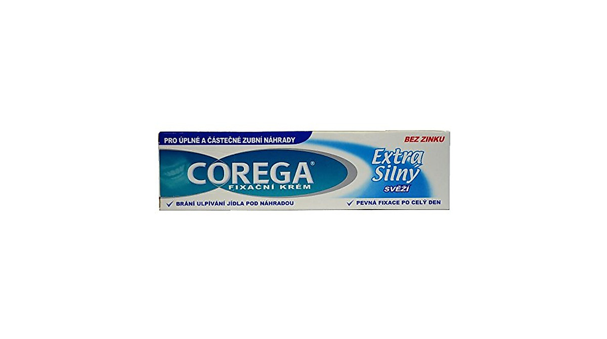 Corega Extra Strong Denture Adhesive Cream - All Day Hold