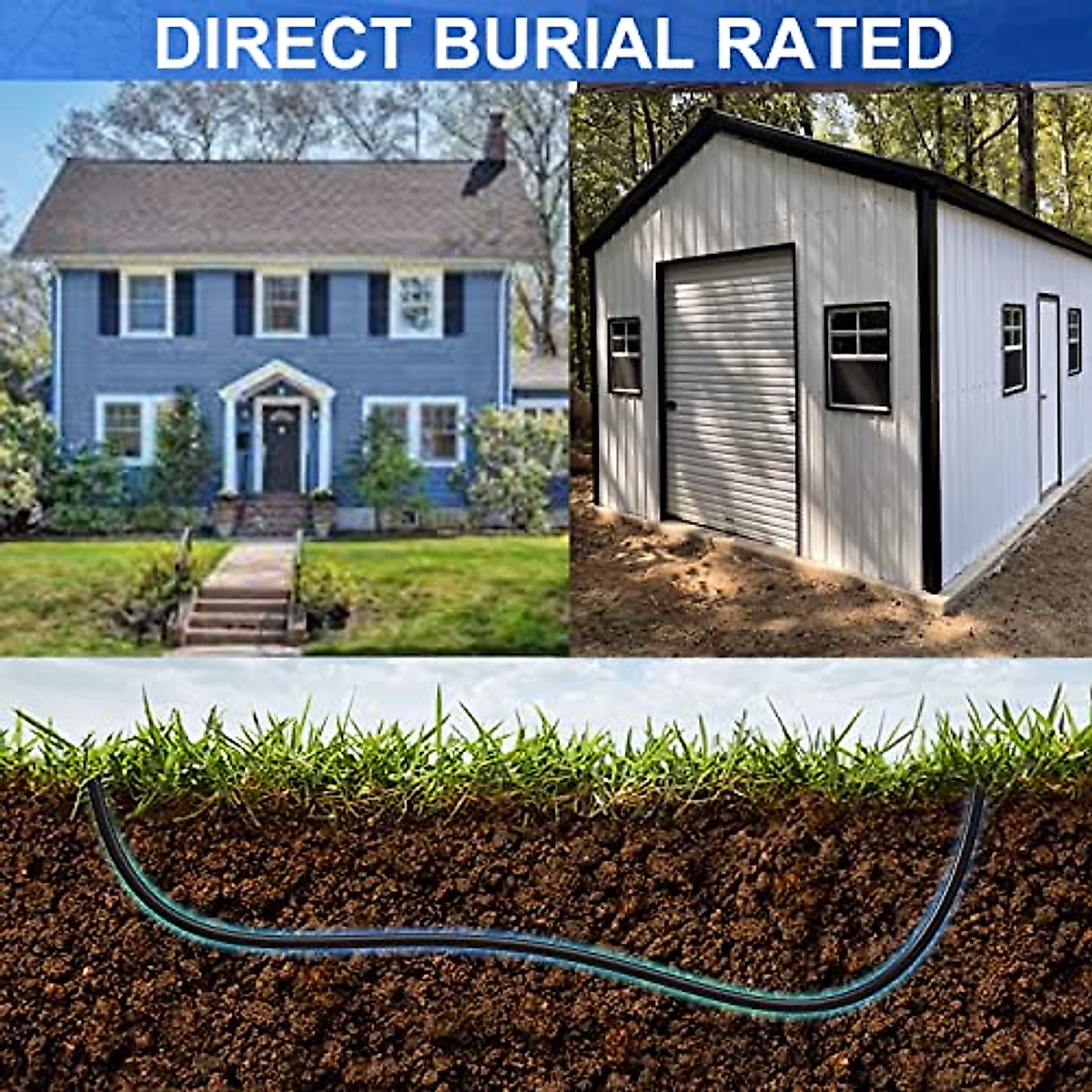 Cat 8 Ethernet Cable 200 FT, Heavy Duty 26AWG Cat8 Internet Cable LAN Network Cable High Speed 40Gbps, 2000Mhz SFTP Ethernet Cables, Weatherproof S/FTP UV Resistant Indoor & Outdoor Ethernet Cable