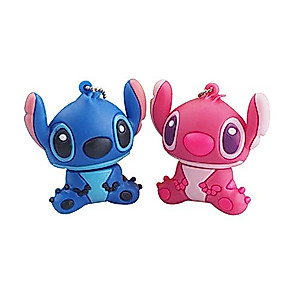 USB Flash Drive. 16GB, 32GB, 64GB Cartoon Lilo & Stitch USB Flash Drive Pen Drive Memory Stick U Disk. (64GB, Blue)