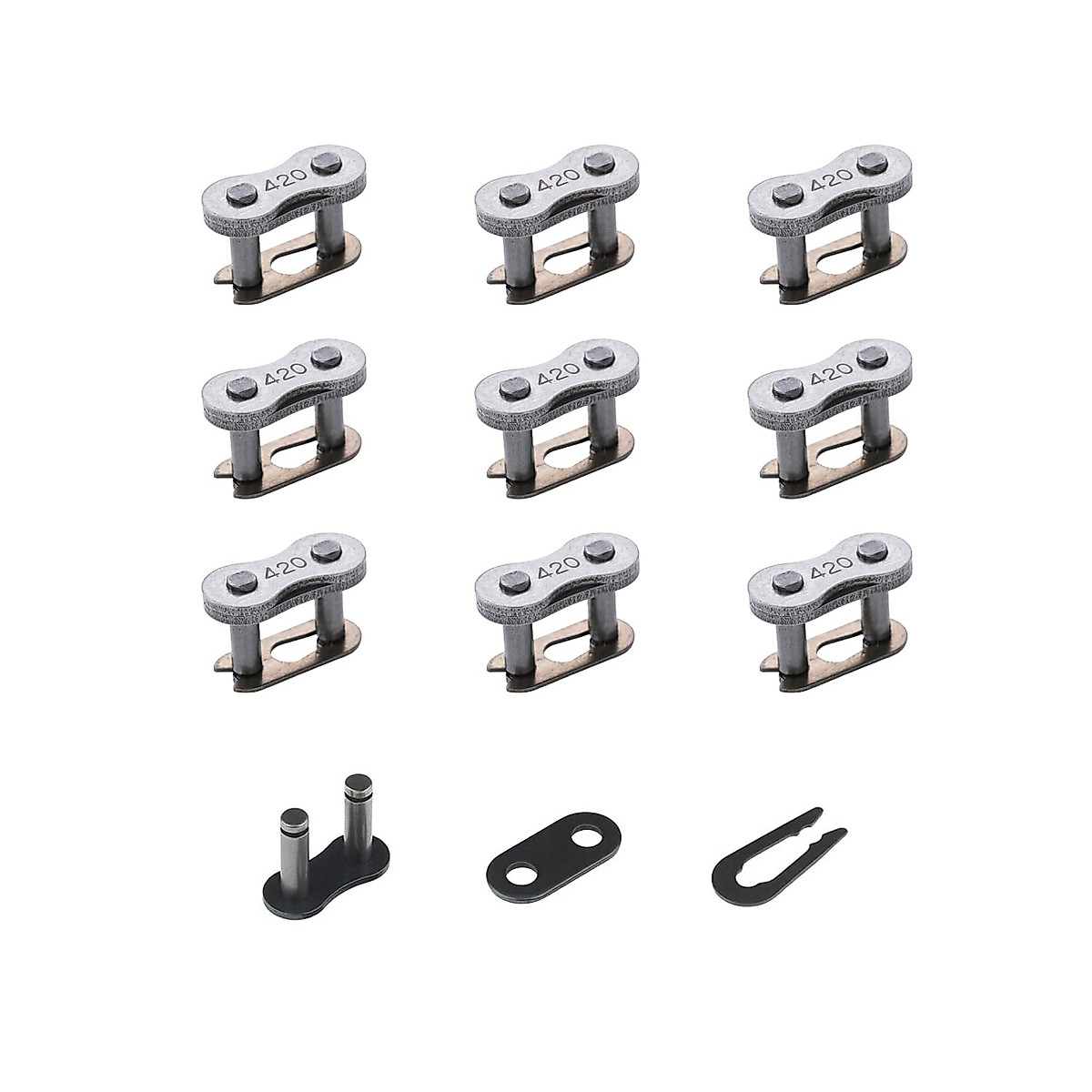 KAMIER 420 Chain Master Connect Link Breaker for Coleman CT200U BT200X Baja 196 212cc Mini Bike Go Kart TaoTao Coolster Ice Bear Suzuki SSR TTR CRF 50 70 90 110 125cc Pit Dirt Bike 4 Wheeler ATV Parts