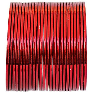 JD'Z COLLECTION Indian Ethnic Metal Bangles Set For Women, Costume Matching Bollywood Fashion Jewelry Bracelet Traditional Plain Churi Bangles Set Of 24 (Mehroon, 2.8)