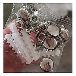 YAWEDA Rust-Proof and Space-Saving Indoor and Outdoor Hangers Stainless Steel Durable Wall Mount Clothes Double Pole Drying Rack for Bathroom Kitchen Hotel (Size : 50-77cm)