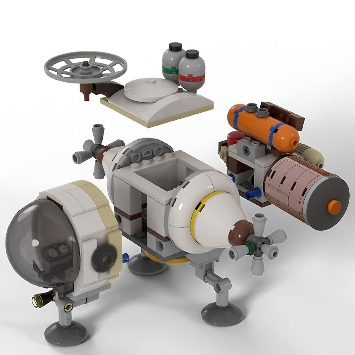 Outer Planet Wilds Ship Building Block Set Toys, OW Echoes of The Eye Spaceship Model, Explore The Universe Space Game Spaceship Toy Suitable for Boys Girls Adult (243 PCS)