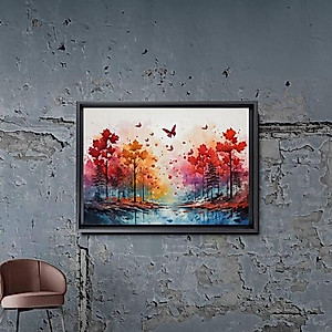 Abstract Painting Buy Canvas Wall Art, Butterfly Painting Art, Butterfly canvas, bedroom Butterfly wall art,Watercolor abstract Butterfly canvas painting