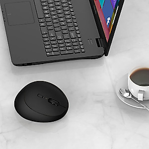 Wireless Vertical Mouse, Ergonomic Wireless Mouse 2.4G High Precision Optical Mice, Reduce Wrist Pain (for Small Hands)