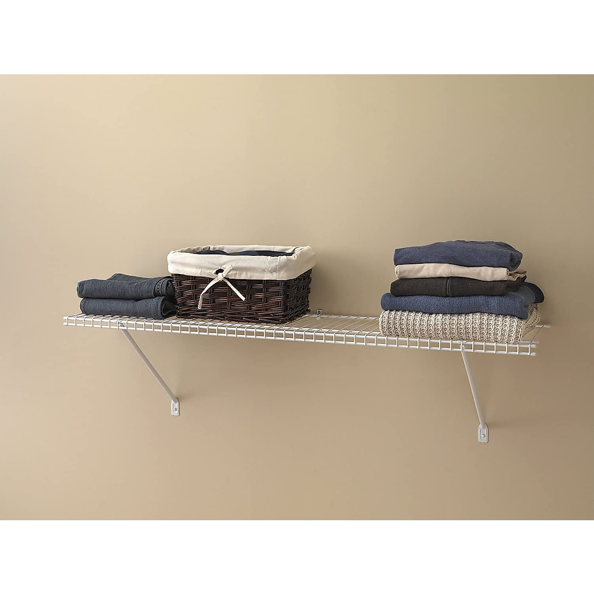 ClosetMaid 51041 Prepack Wire Shelf Kit, 4-Feet , White