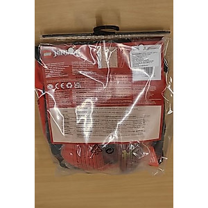 Disguise Kai Costume for Kids, Classic Lego Ninjago Legacy Themed Children's Character Jumpsuit, Child Size Large (10-12), Red & Black