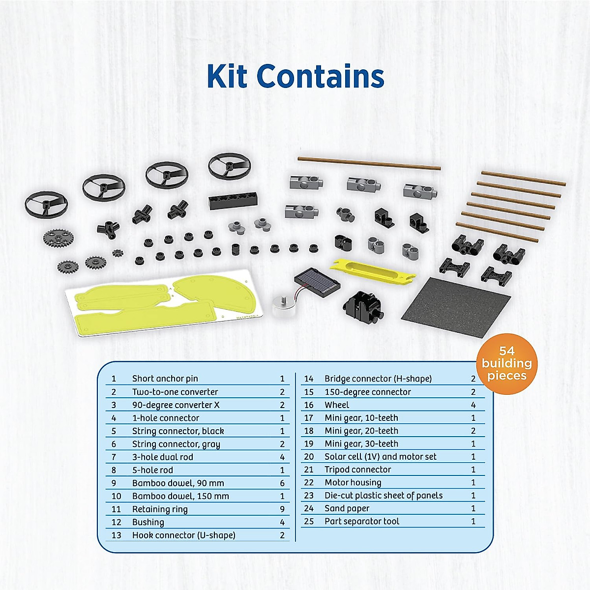 Thames & Kosmos Solar-Powered Rovers STEM Experiment Kit | Build 5 Vehicles & Devices Powered by The Sun | Solar Energy Actvities for Ages 8+