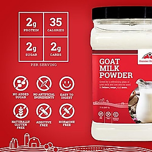 Hoosier Hill Farm Goat Milk Powder, 1LB (Pack of 1)
