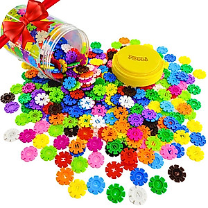 TOYLI Smart Coins 500 Pieces Interlocking Discs Set, Kids STEM Toys, Kindergarten Classroom Must Haves