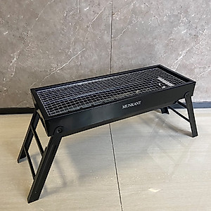 MUNKANT Grill,Portable Charcoal Grill, Go-Anywhere Compact Foldable Grill for Travel, Outdoor Cooking and BBQ.