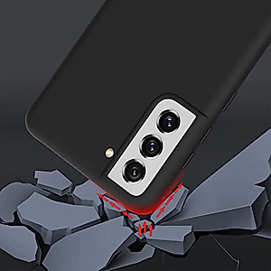 ZTOFERA Crossbody Case for Samsung Galaxy S21 Plus 5G with Lanyard Strap Adjustable Rope Liquid Silicone Soft Cover Black