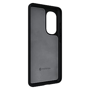 Motorola Moto Edge (2022) Soft Protective Case- Slim Fit- Silicone Coated Exterior, Microfiber Interior Lining, Precision Cutouts, Shock Absorbing Covers- Black [NOT for Edge Plus 2022]