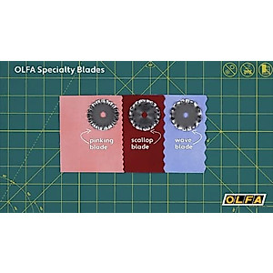 Olfa Rotary Blade Refill 45mm Pinking PIB45-1 (2-Pack)