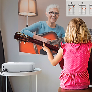 2022 New Upgrade Epson EpiqVision Flex CO-FH02 Full HD 1080p Smart Streaming Portable Projector, 3-Chip 3LCD, 3,000 Lumen Color/White Brightness, Android TV, Bluetooth, 5W Speaker, Home Entertainment