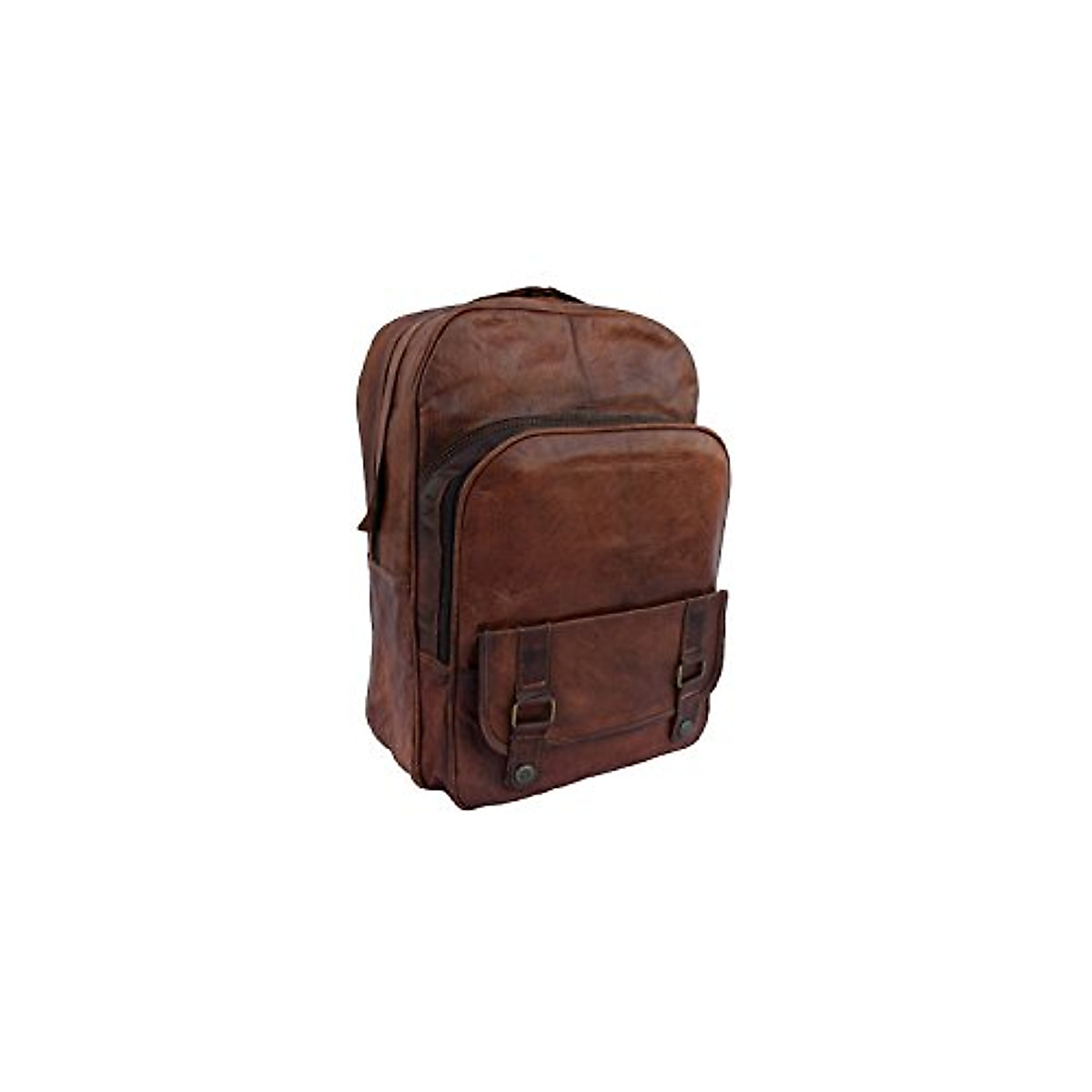 Vintage Leather Backpack Shoulder Bag Fits 13 Inch MacBook / Laptop | Men Women Office Rucksack | Unisex Teens College School Book Bags