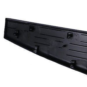 KARPAL Tailgate Spoiler Top Protector Cover Molding Cap Compatible with 2009-2018 Dodge Ram 1500 2010-2018 2500 3500 TO1904100 ABS Black