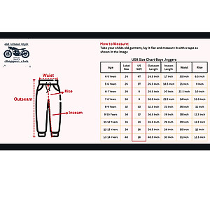chopper club Boys Track Pants Cotton Joggers Pack of 2 Fleece Slim Fit Sweatpants 7-8 Years US8