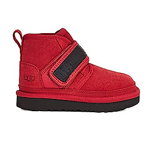 UGG Boy's T Neumel Snapback Chukka Boot, Samba RED, 10 Toddler