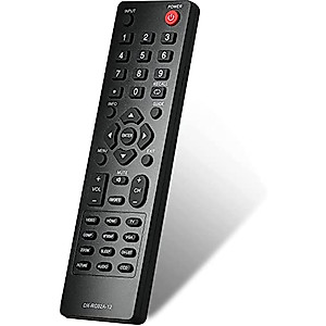 DX-RC02A-12 Universal Remote Control Compatible with All Dynex TV, Include LCD LED HDTV TVs