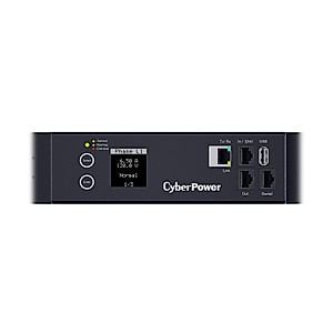 CyberPower PDU33103 Monitored 3 Phase PDU, 208V, 20A (Derated 16A), 44 Outlets, 0U Rackmount