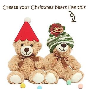 Quaakssi Teddy Bears Bulk 12 Packs Teddy Bear Stuffed Animal Plush Toys Gift for Kid Girlfriend,13.5 Inches Dark Brown Stuffed Bears for Christmas Valentine's Day Birthday Wedding Party