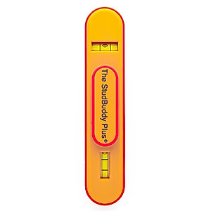 The StudBuddy Plus Magnetic Stud Finder and Level