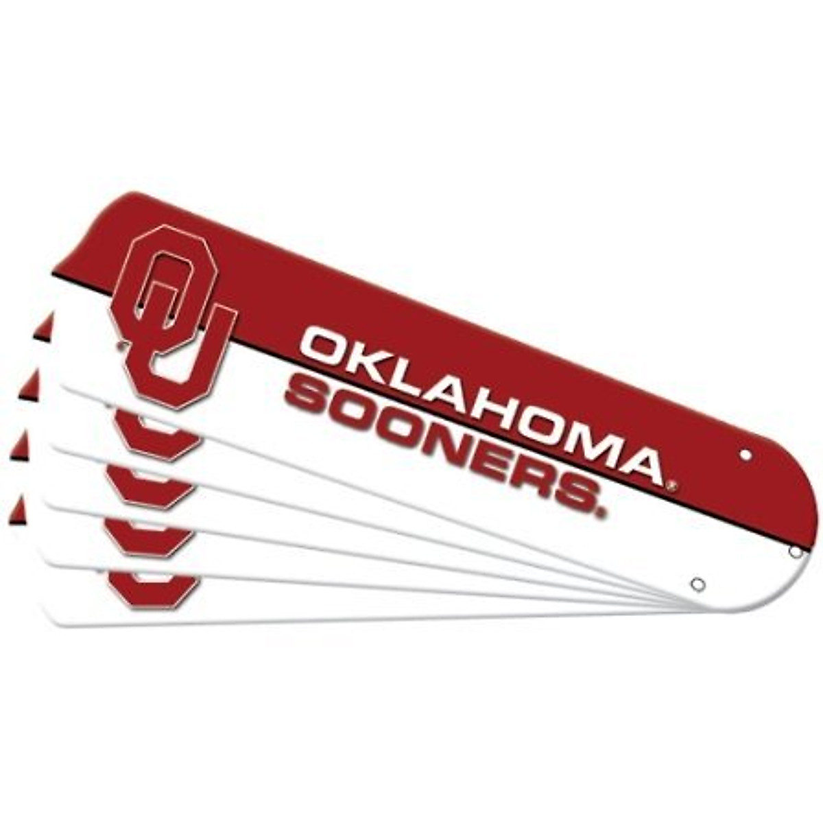 Ceiling Fan Designers New NCAA Oklahoma Sooners Ceiling Fan Blade Set