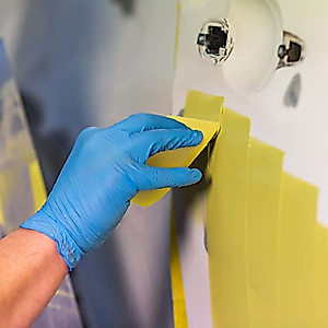 ABN Body Shop Mix Boards Kit - Plastic Scraper and 100pc Body Filler Mixing Board for Filling Scratches