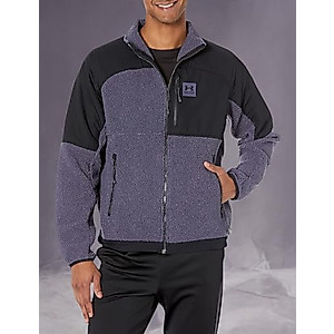 Under Armour mens Mission Boucle Swacket, (558) Tempered Steel/Black/Tempered Steel, Large
