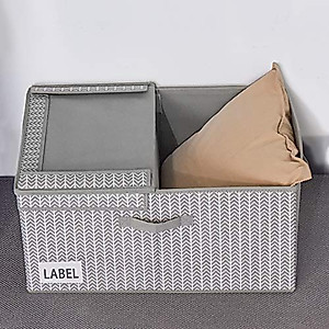 GRANNY SAYS Bundle of 1-Pack Large Basket For Organizing & 1-Pack Closet Baskets And Bins For Shelves