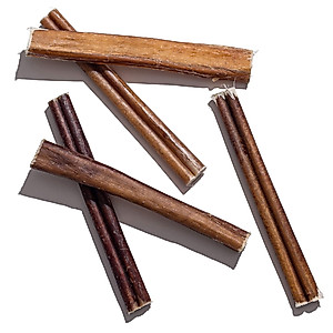 Jack&Pup 6-inch Premium Odor Free Bully Sticks Dog Treats – 6” All Natural Gourmet Dog Treat Chews – Fresh and Savory Beef Flavor – 30% Longer Lasting (6-Inch Thick Bully Sticks -12 Pack)